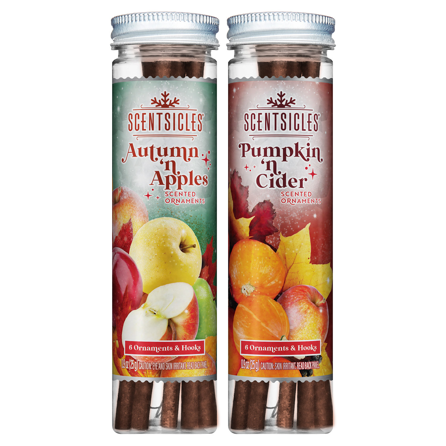 Scentsicles, 6pc Stick, Autumn 'n Apples & Pumpkin 'n Cider- 2 Pack ...