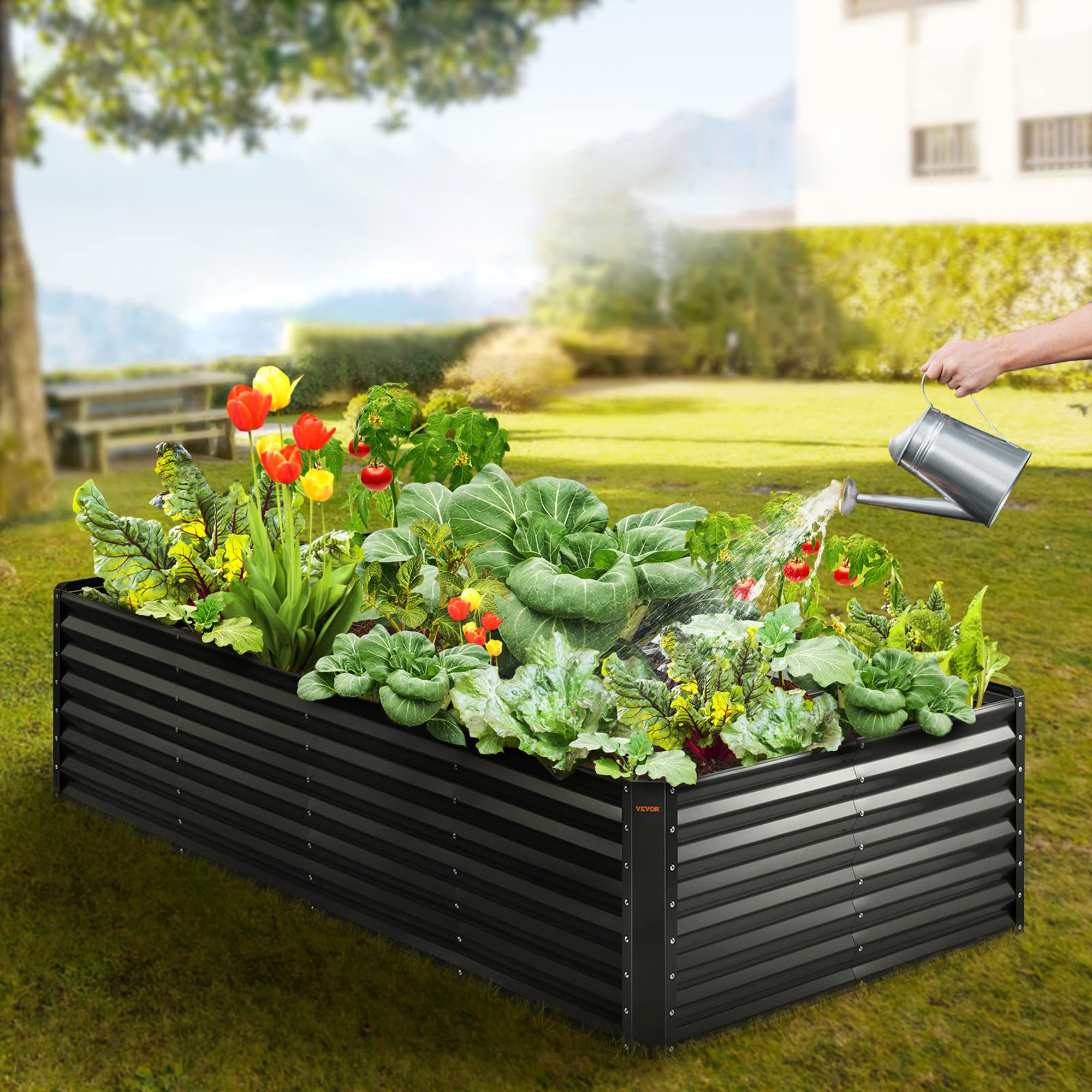Arlmont & Co. Oshiro Outdoor Raised Garden Bed | Wayfair