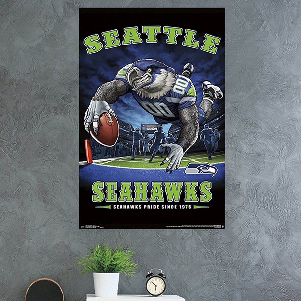 Trends International Seattle Seahawks - End Zone Paper Print - Wayfair ...