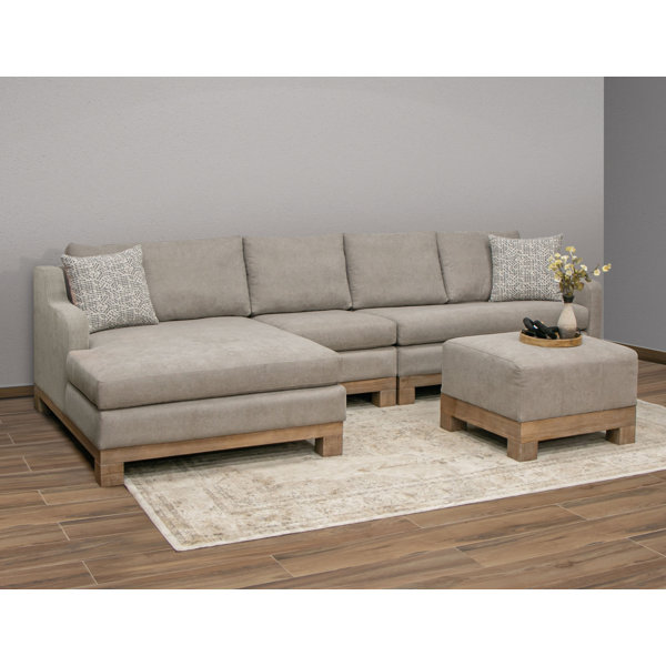 International Furniture Direct Samba Faux Leather Ottoman - Wayfair Canada