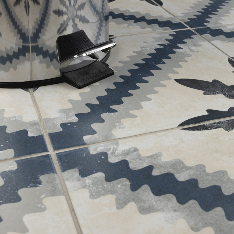 Merola Tile Evoque Monastery 10" x 10" Porcelain Patterned Wall & Floor ...