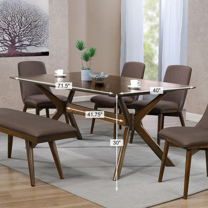 Winners Only, Inc. Santana 71.25'' Trestle Dining Table & Reviews | Wayfair