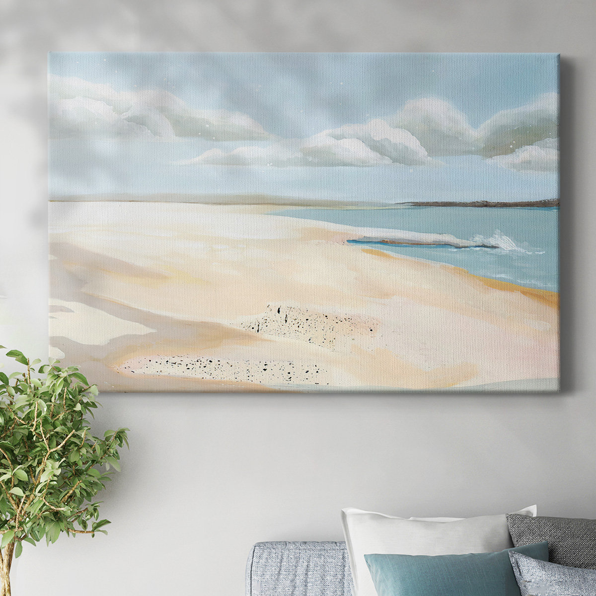 Beachcrest Home™ Sandy Getaway II-Gallery Wrapped Canvas | Wayfair