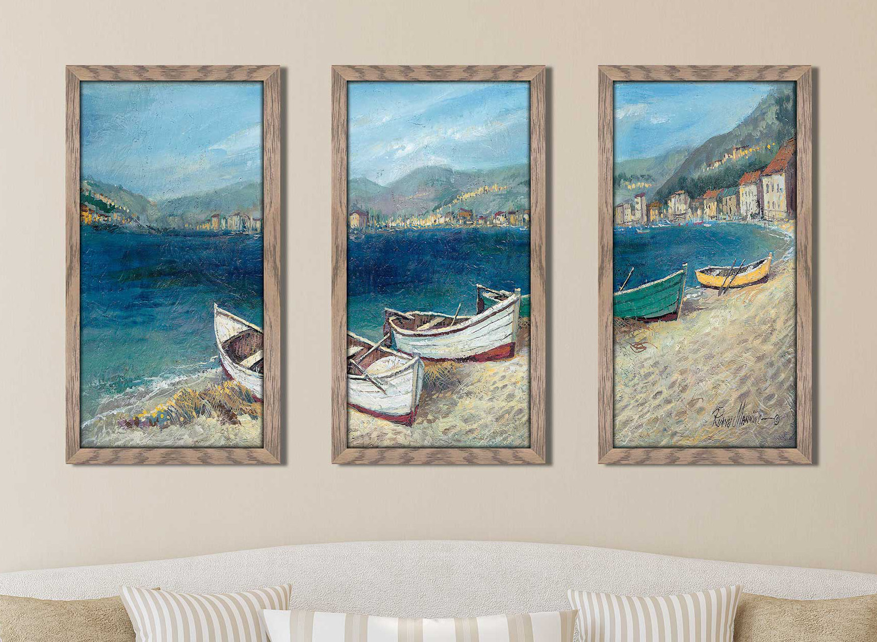 Dovecove 'Summer Wind' Oil Painting Print Multi-Piece Image | Wayfair