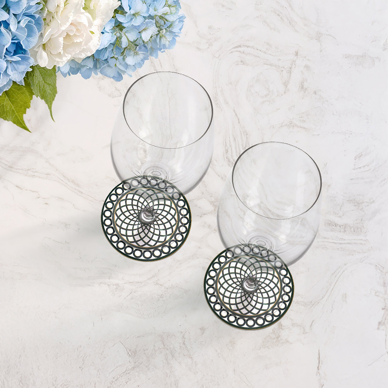 Nicolette Mayer Timothy Corrigan Treillage Vegan Leather Round Coasters ...