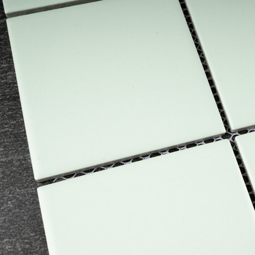 Supreme Tile Porcetile 3.82" x 3.82" Porcelain Grid Mosaic Wall & Floor ...