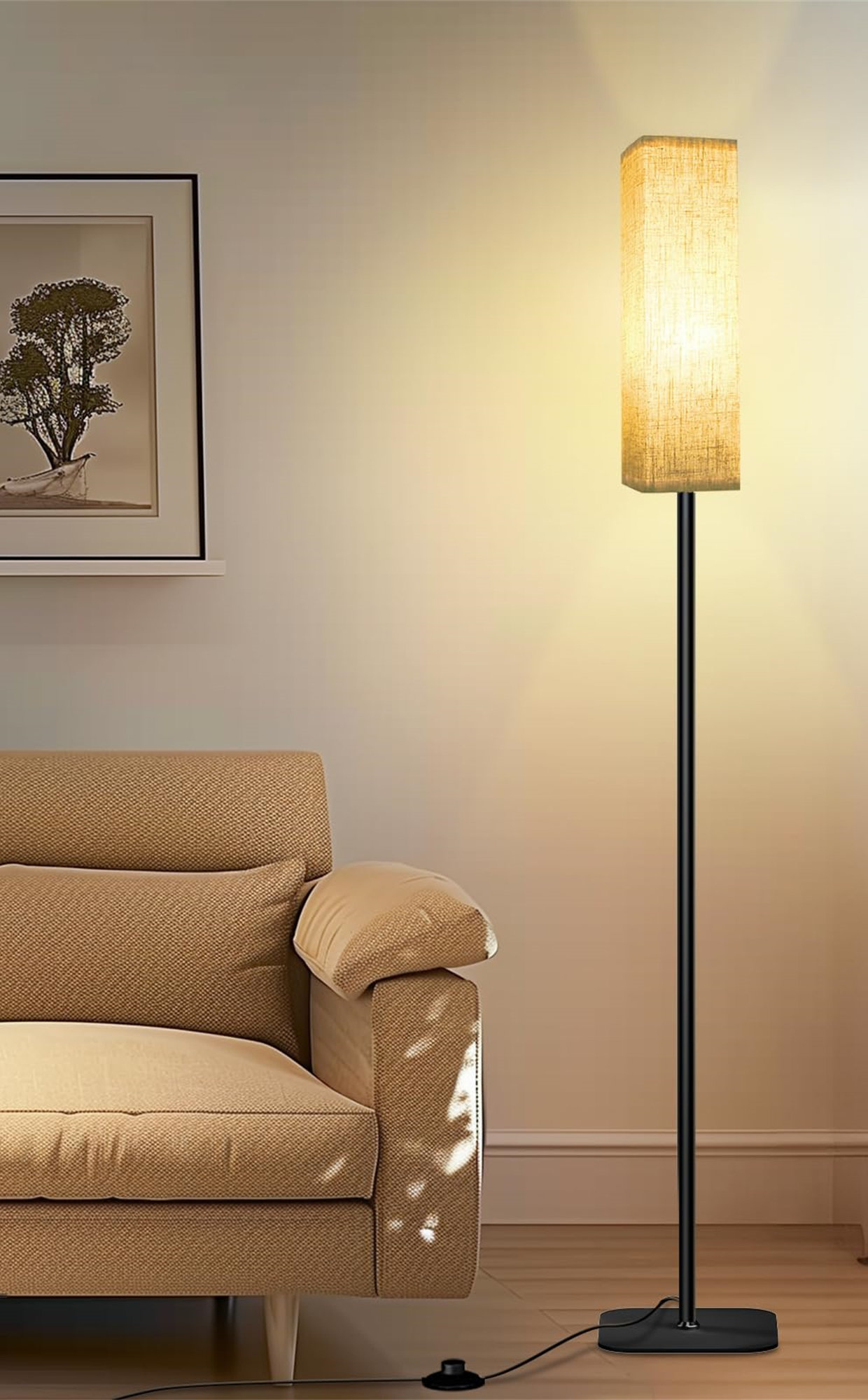 Metro Lane 85cm Column Floor Lamp | Wayfair.co.uk