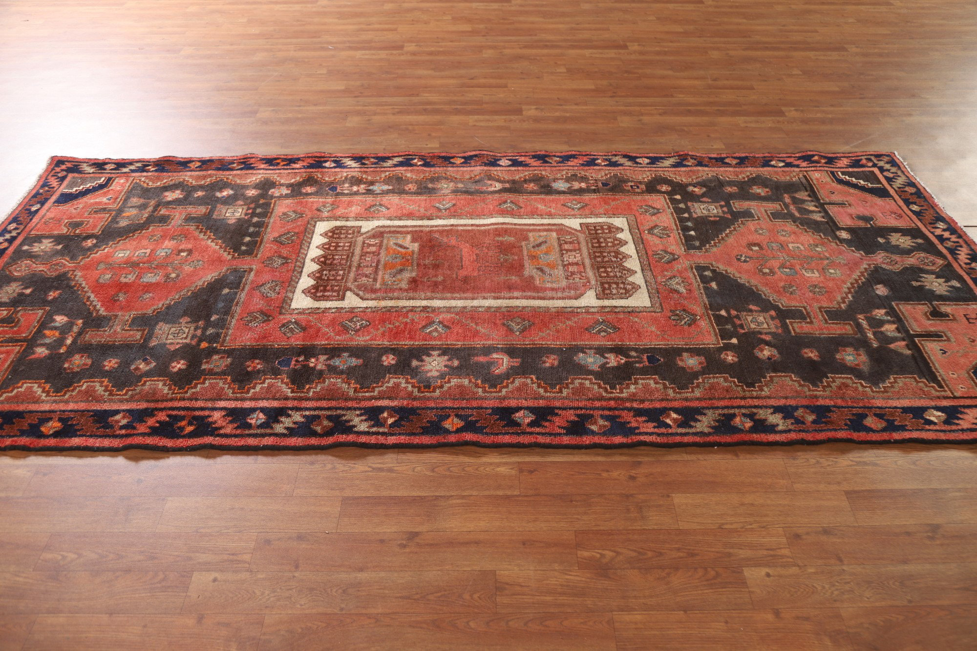 Bloomsbury Market Animal Pictorial Traditional Runner Rug 4x9 | Wayfair