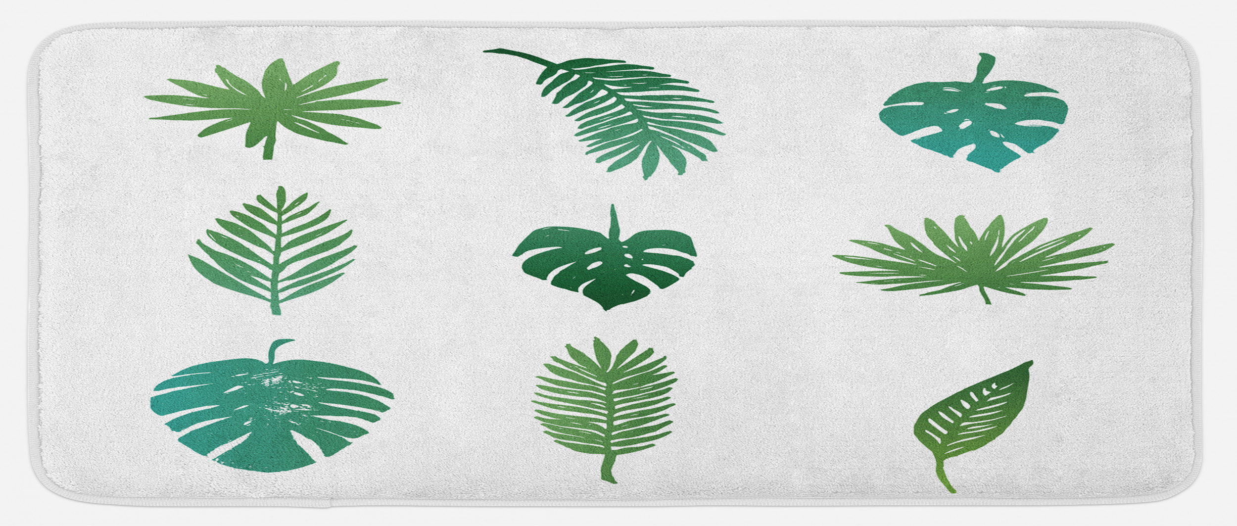East Urban Home Palm Tree Kitchen Mat | Wayfair