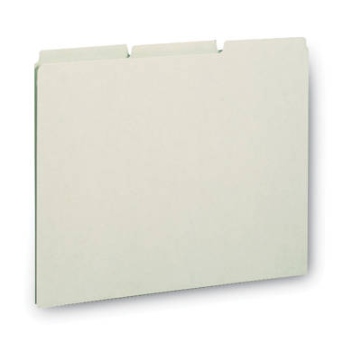 Smead® Recycled Blank Top Tab File Guides Manila File Guides & Reviews ...