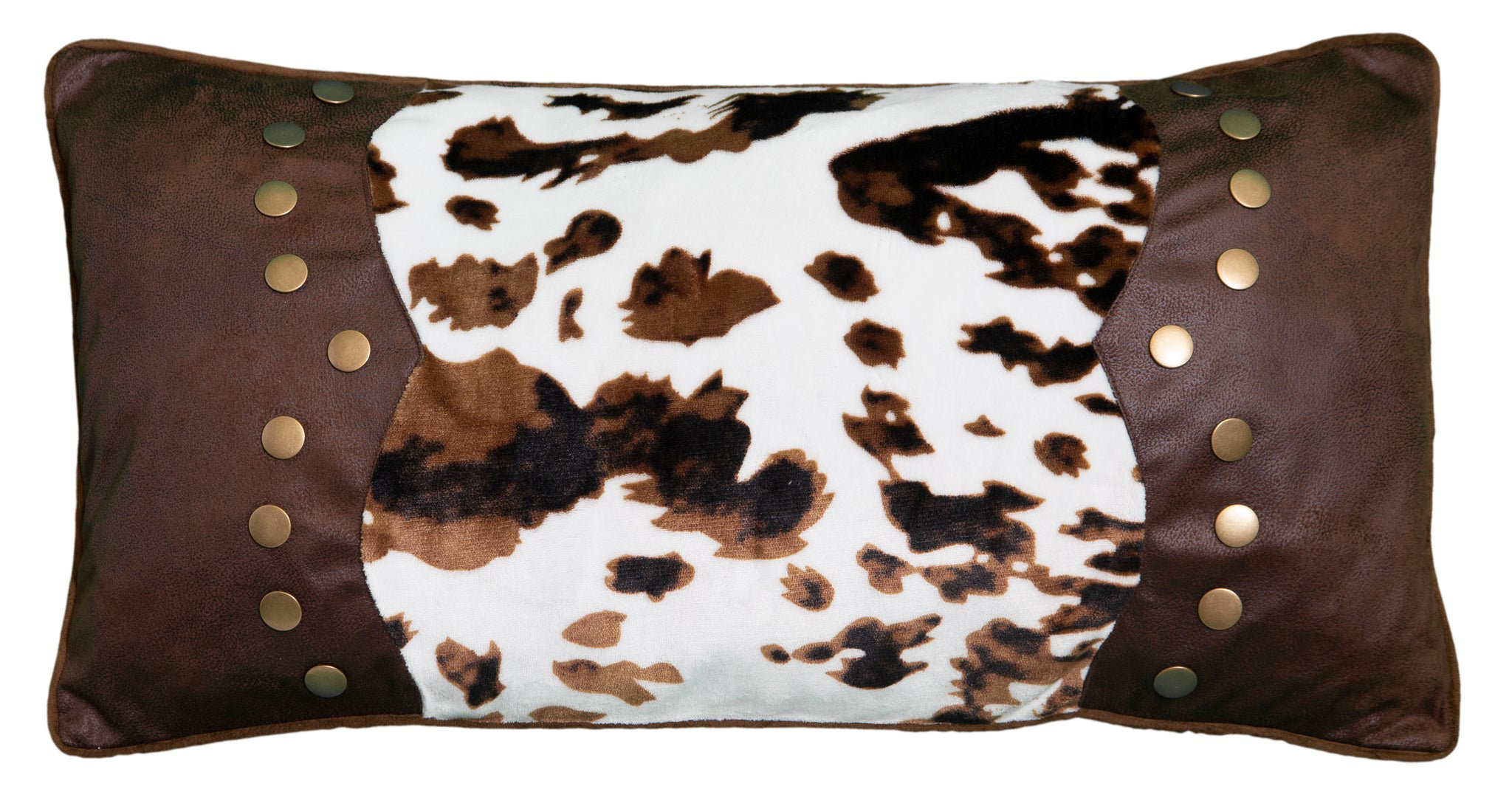Carstens Inc. Wrangler Cowhide Cow Print Plush with Rivets Country ...