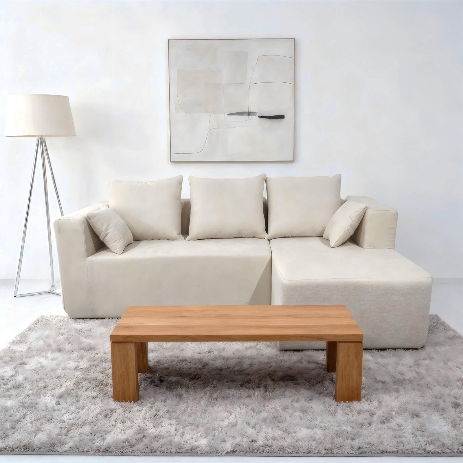 Wrought Studio™ Combination Sofa And Sofa Bed On The Right Corner, Made ...