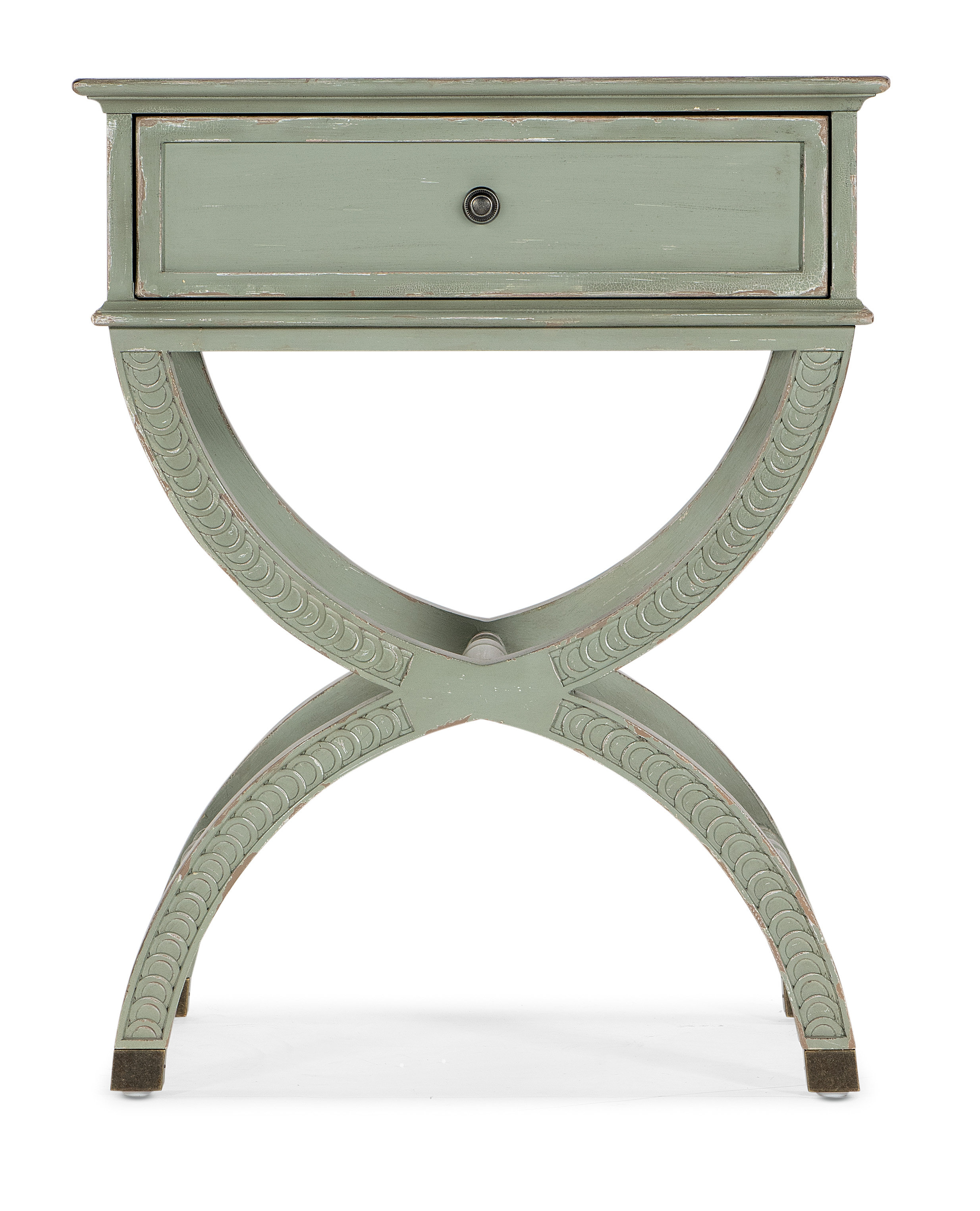 Hooker Furniture Charleston Trestle End Table with Storage | Wayfair