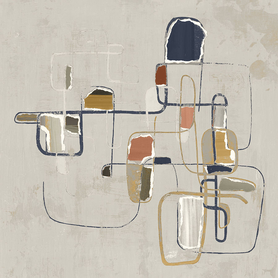 Chelsea Art Studio Coloured Tempo II by Jean Kenna - Painting on Canvas ...