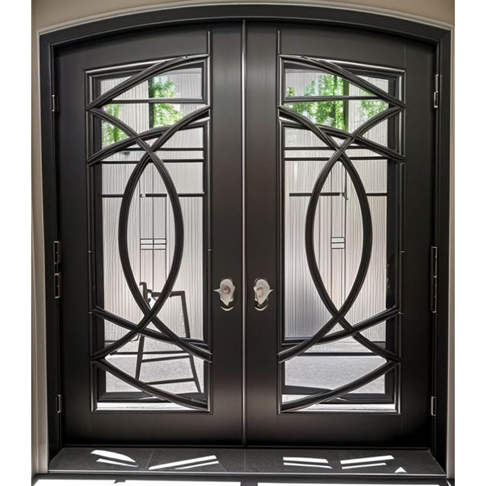 Custom Iron Door Pros Zeus Double Doors | Wayfair