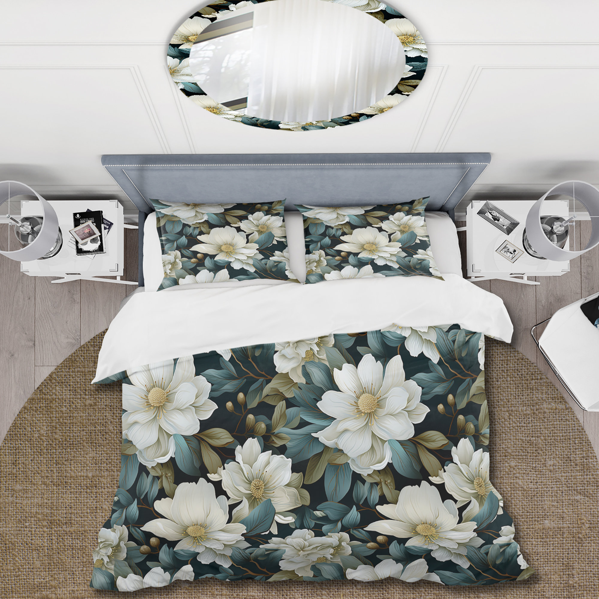 Design Art Stormy Botanics Moody Patterns III Bedding | Wayfair