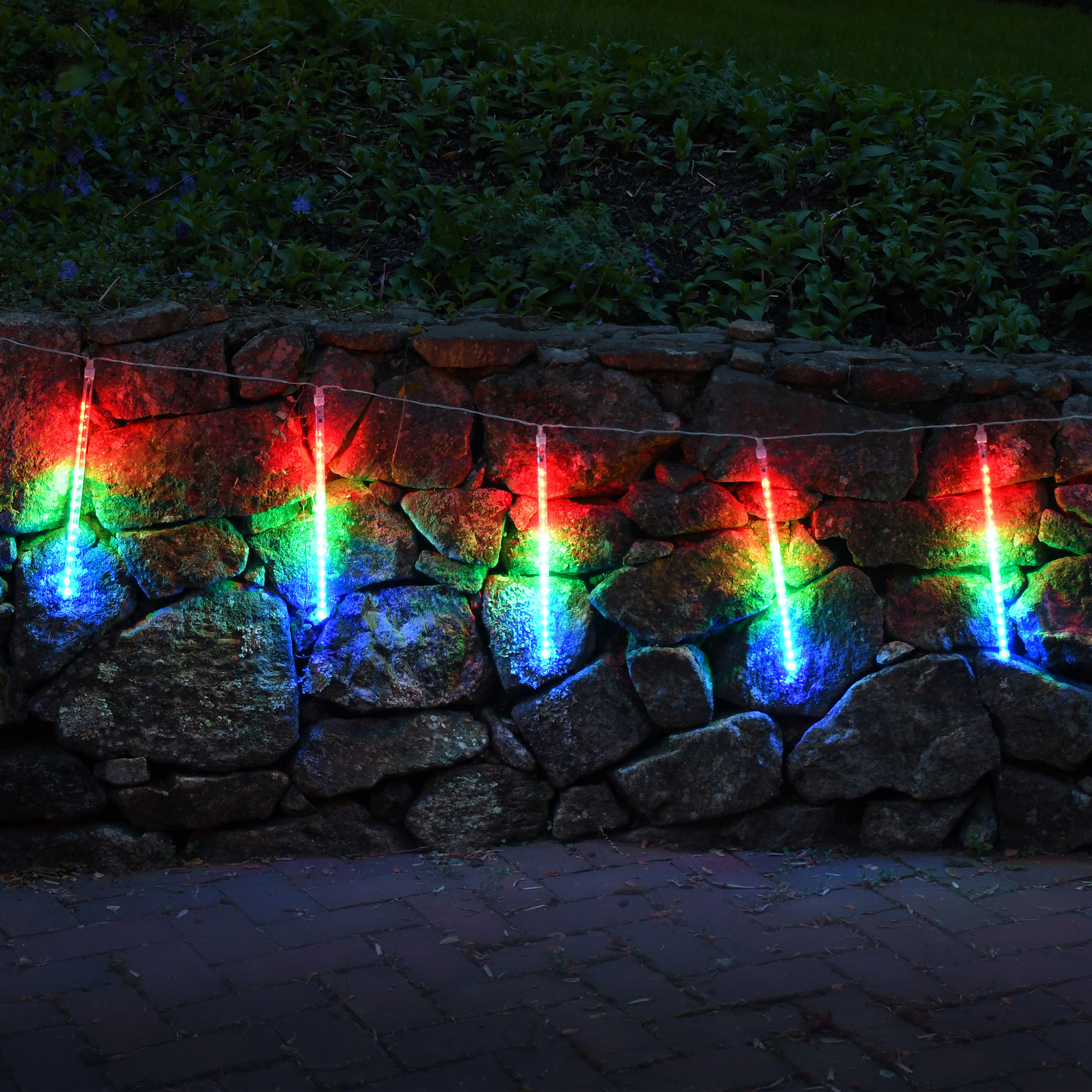 The Party Aisle™ Electric LED Meteor Lights with 8 Cascading Light ...