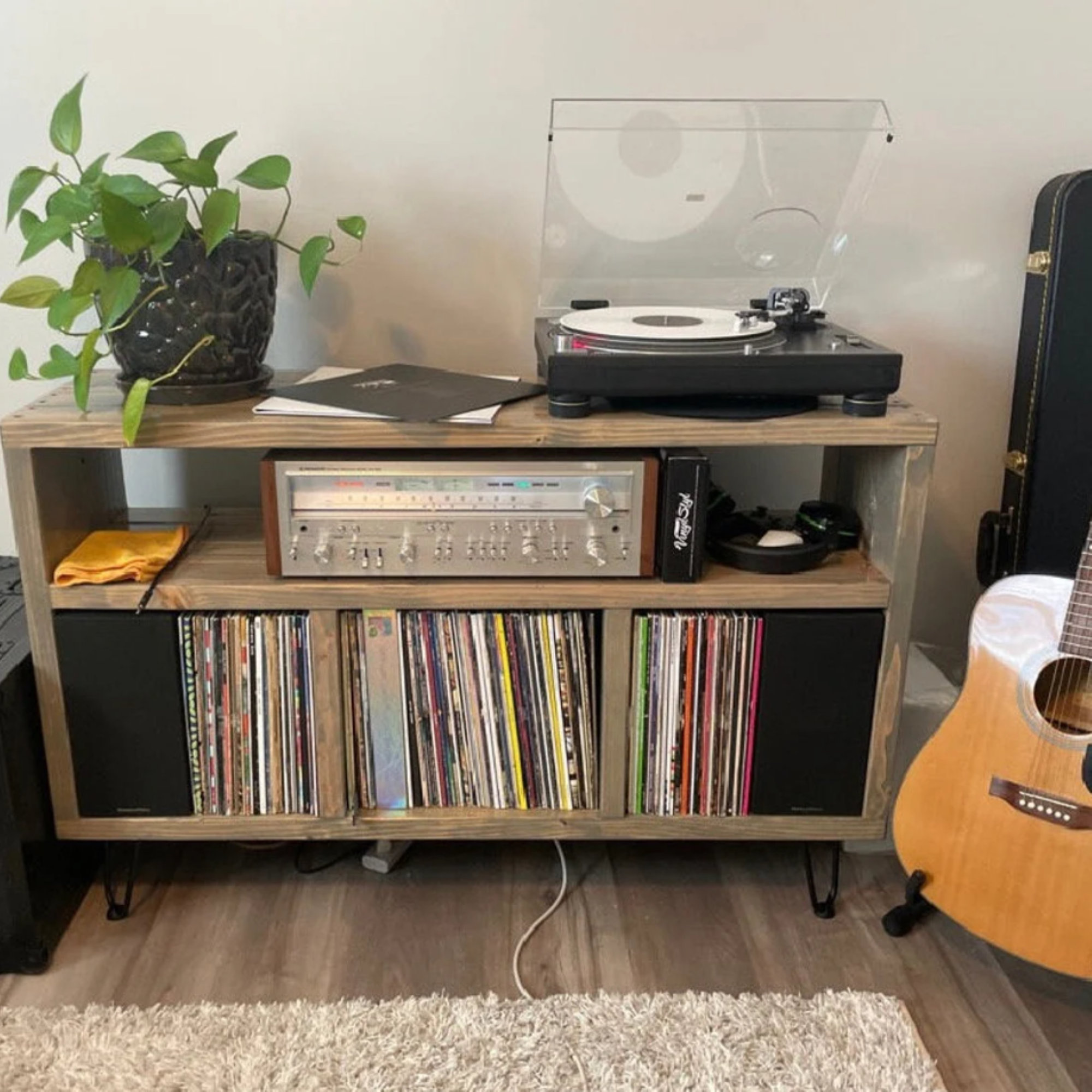 Ocean Beach Pallet Co. On Another Level Vinyl Record Storage - Wayfair ...