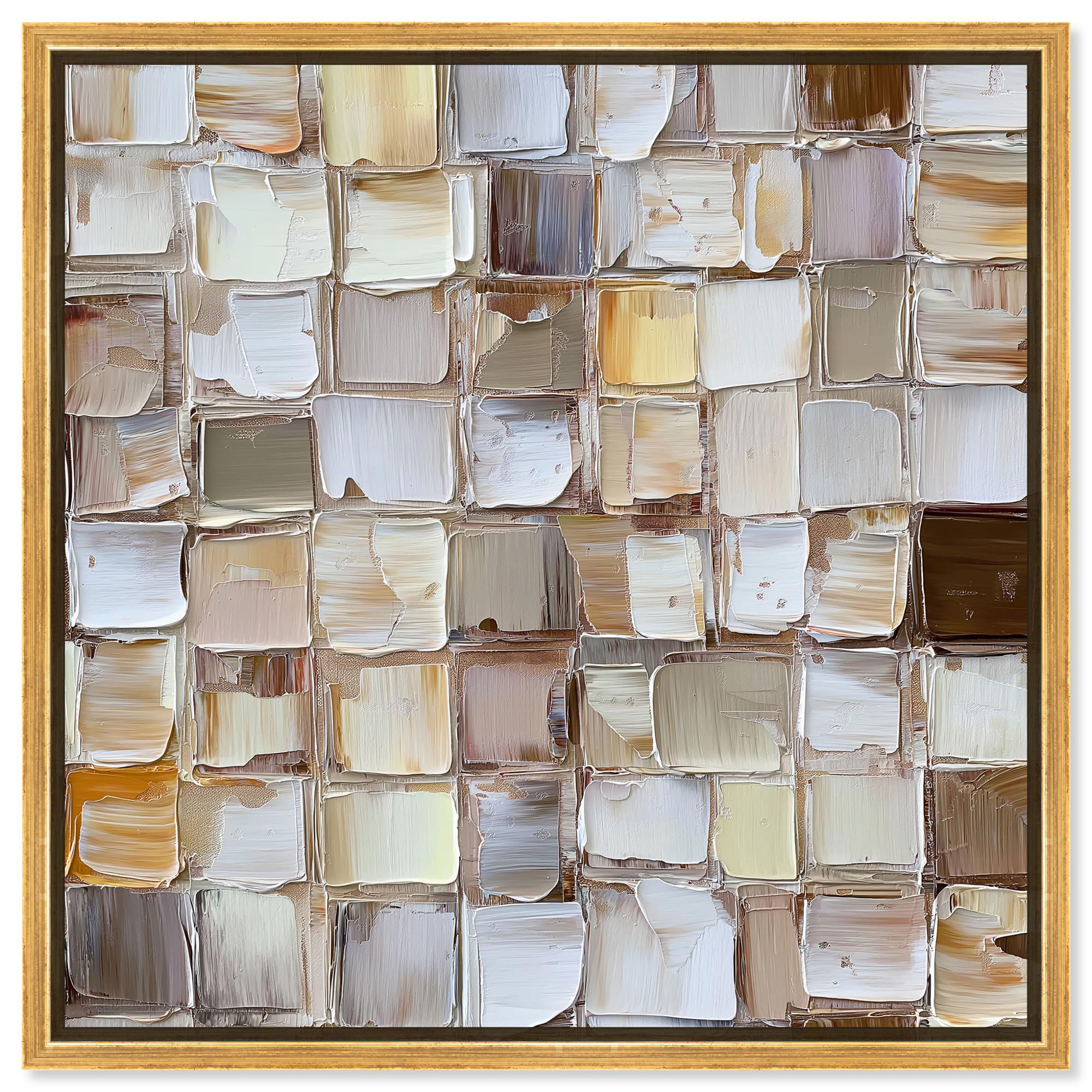Art Remedy Woven Stone Canvas by Art Remedy | Wayfair