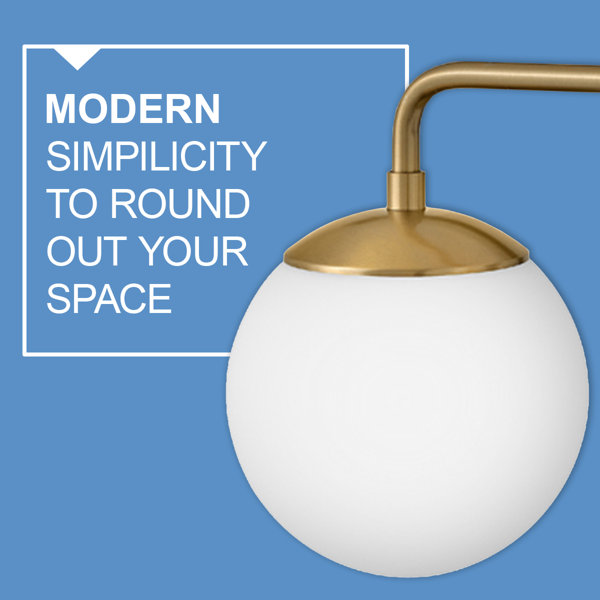 Joss & Main Kobie 3 - Light Dimmable Vanity Light & Reviews | Wayfair