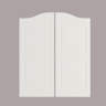 SwingingCafeDoors Paneled Manufactured Wood Primed Café Door & Reviews ...