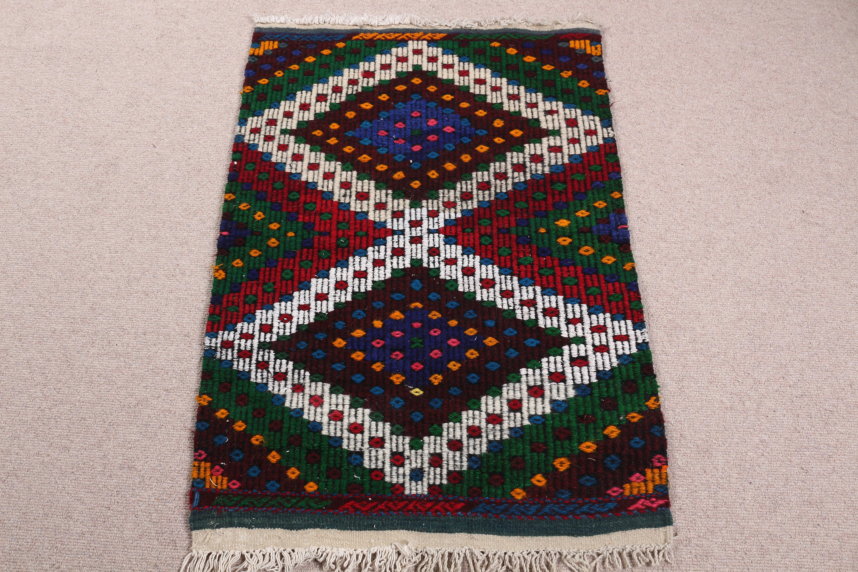 Union Rustic Handwoven Turkish Rug With Geometric Design Is A Vibrant ...