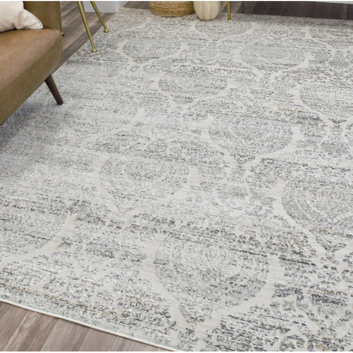 CosmoLiving by Cosmopolitan Astor Vintage Transitional Gray Area Rug ...