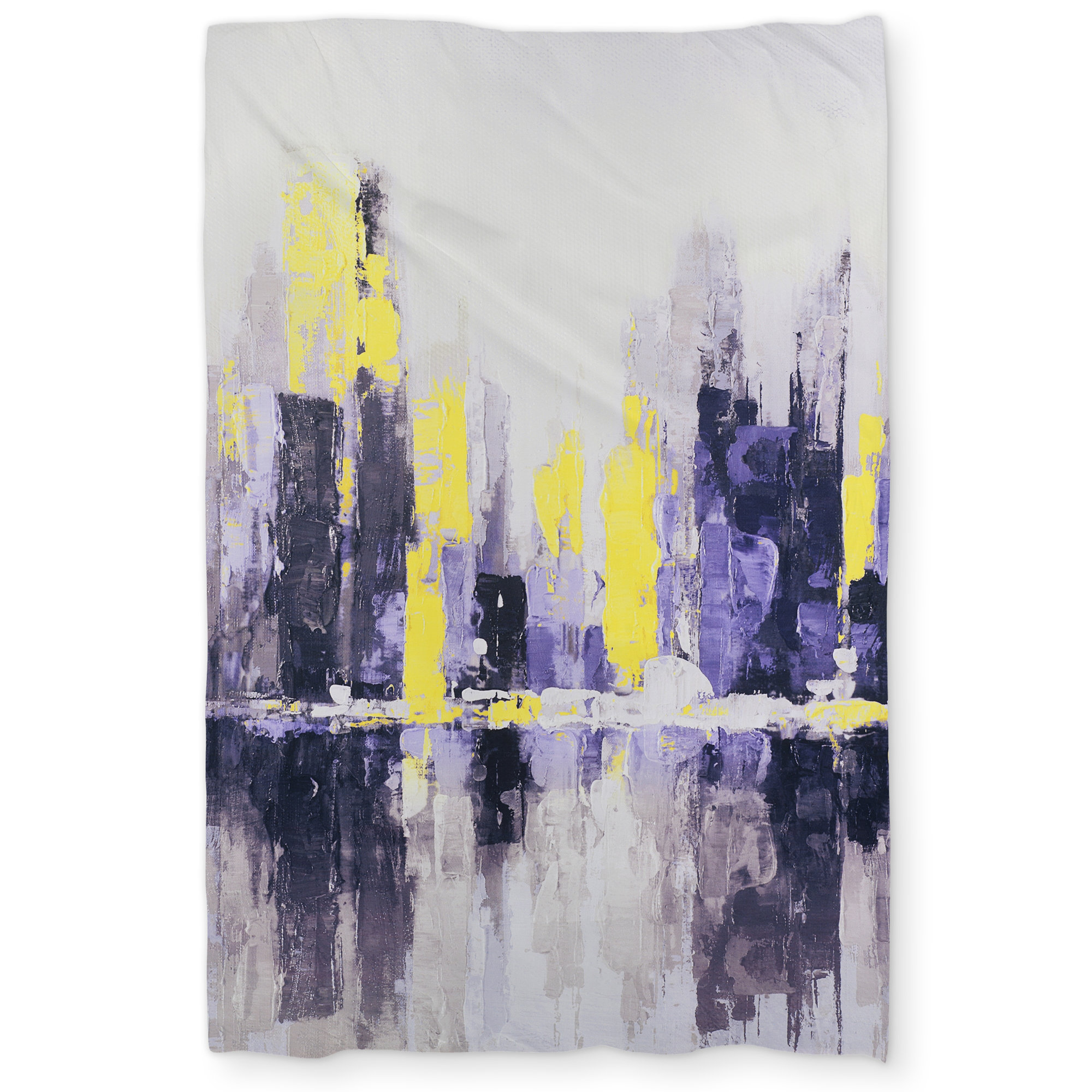 Begin Edition International Inc. Abstract and Blurry Cityscape Duvet ...