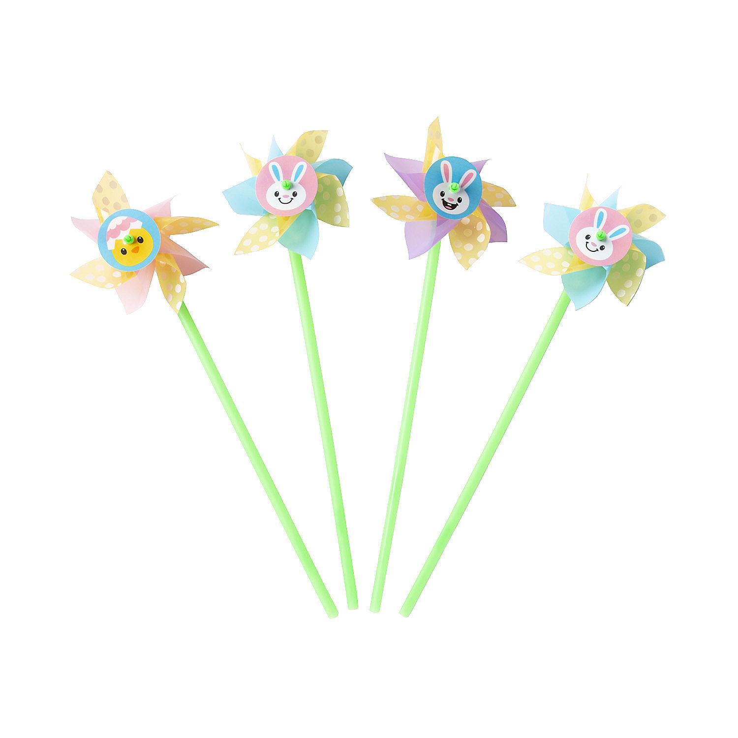 The Holiday Aisle® Easter Pinwheels - 36 Pc. - Toys - 36 Pieces | Wayfair