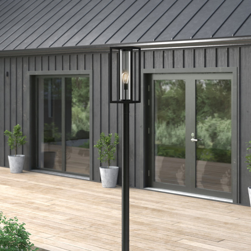 Mercury Row® Bello 1 -Light Hardwired Lamp Post (Full) & Reviews | Wayfair