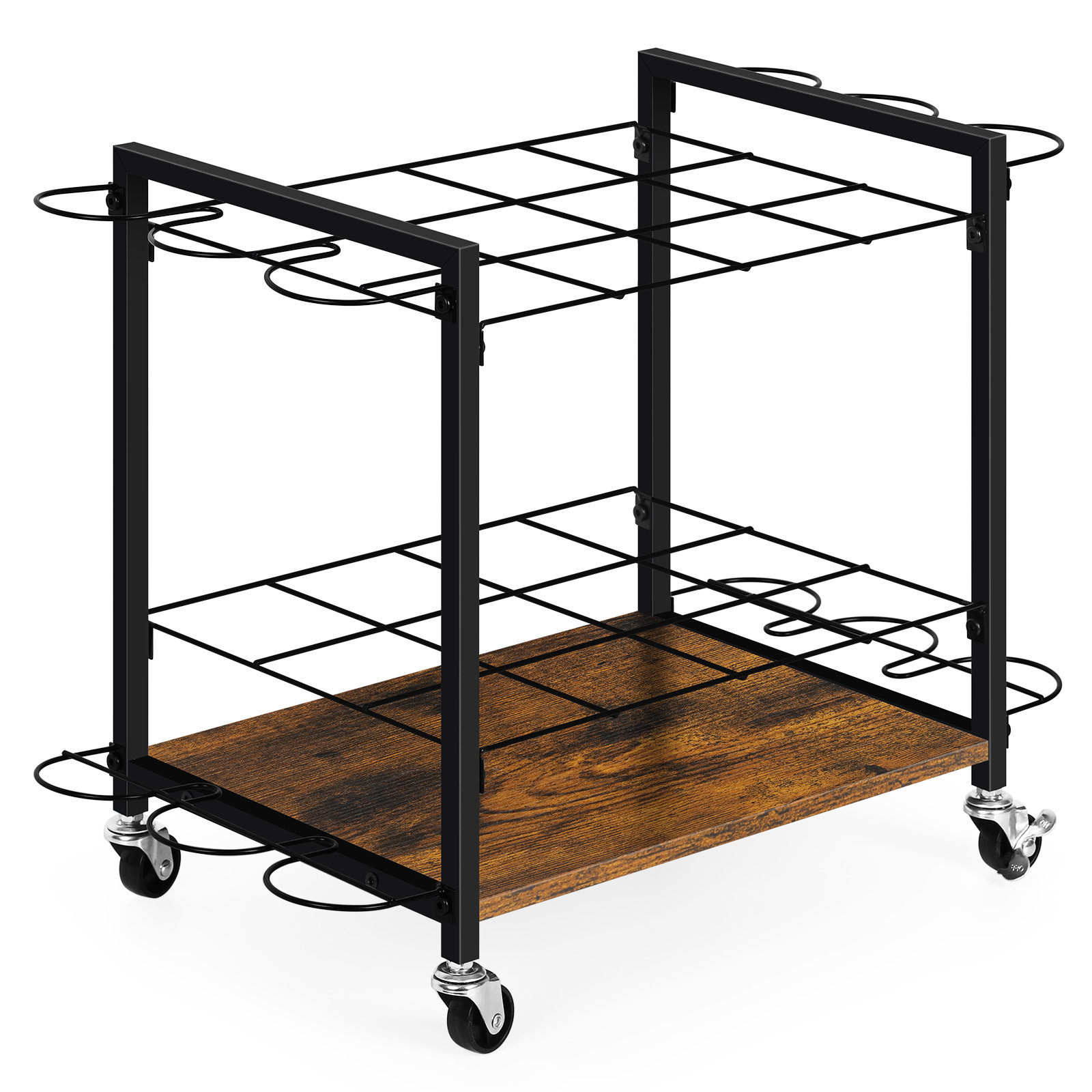 A Home Blueprint Storage Rack Cart - 18 Slots Metal Blueprint Rack ...