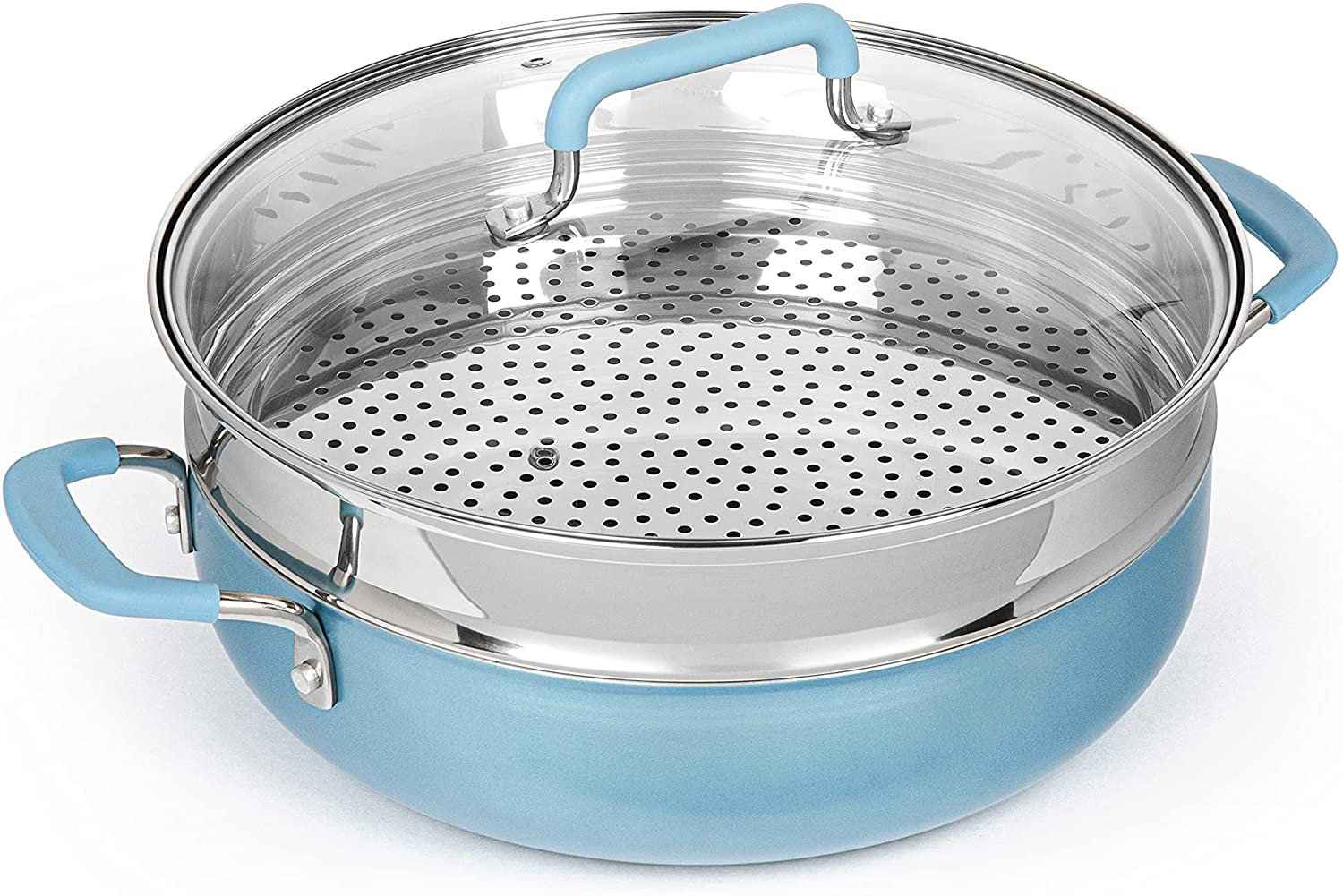 Granitestone Nonstick Everyday Pan Stir Fry Pan Multi-purpose Pan 3 ...