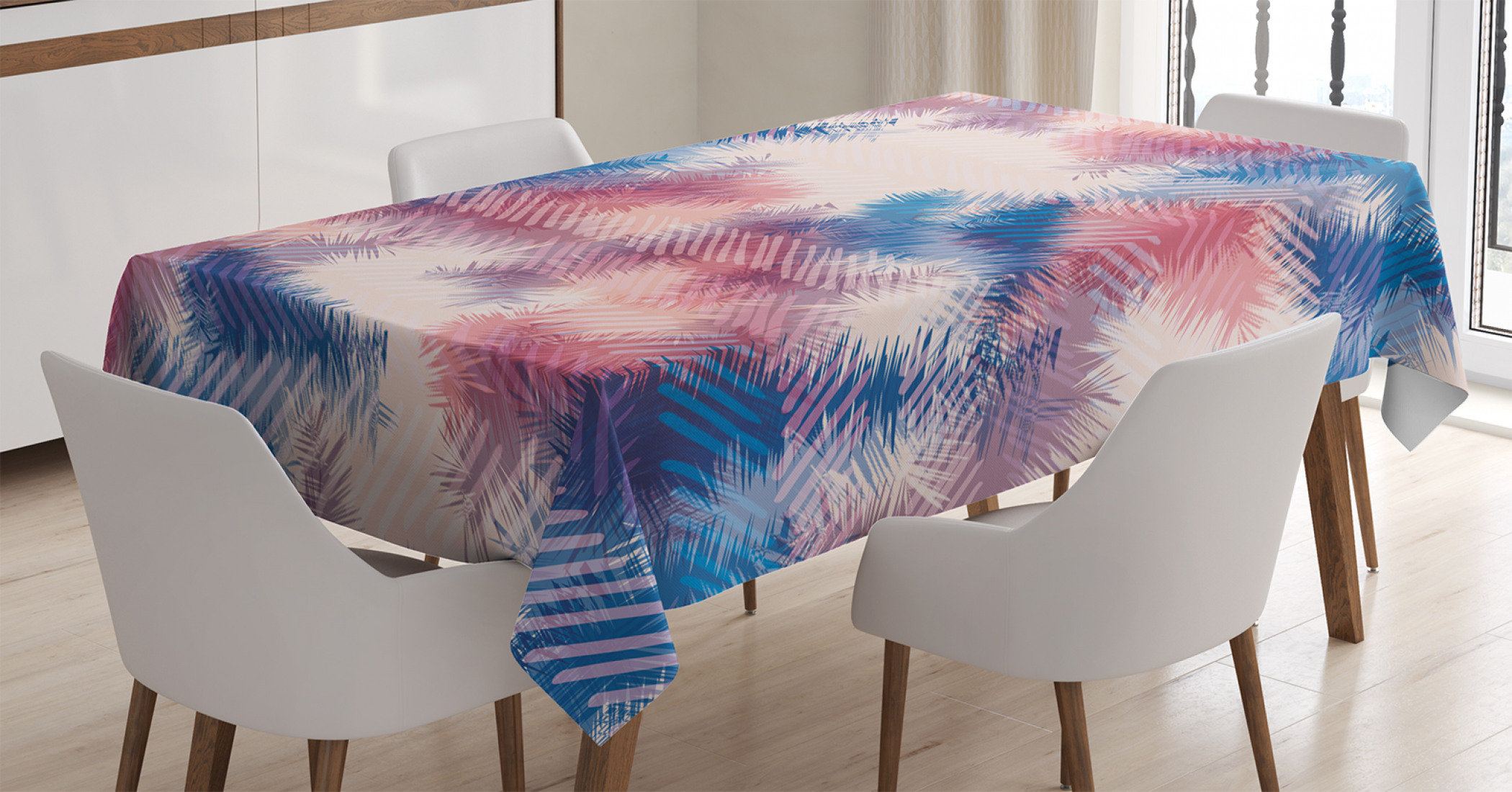 East Urban Home Psychedelic Tablecloth, Boho Style Digital Tie Dye ...