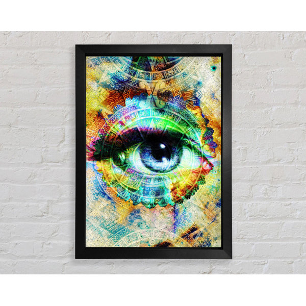 Rosalind Wheeler Eye Of Times - Single Picture Frame Print | Wayfair.co.uk
