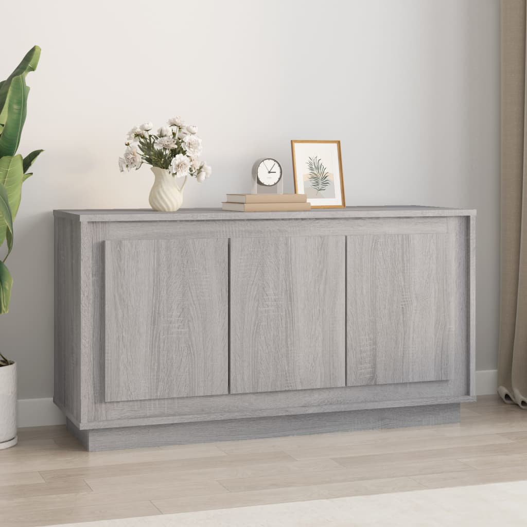 Alpen Home Sideboard Sonoma Oak 102X35x55 Cm Engineered Wood & Reviews ...