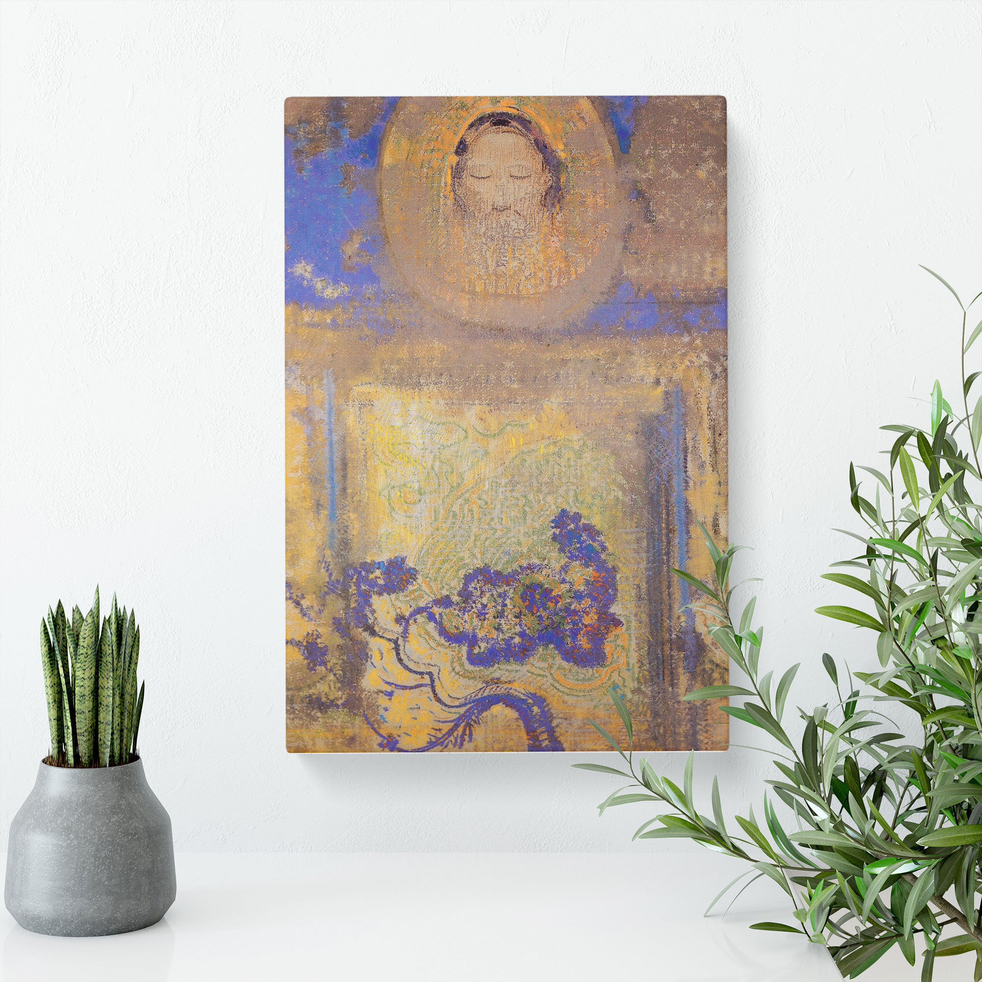 East Urban Home Evocation by Odilon Redon - Wrapped Canvas Painting ...