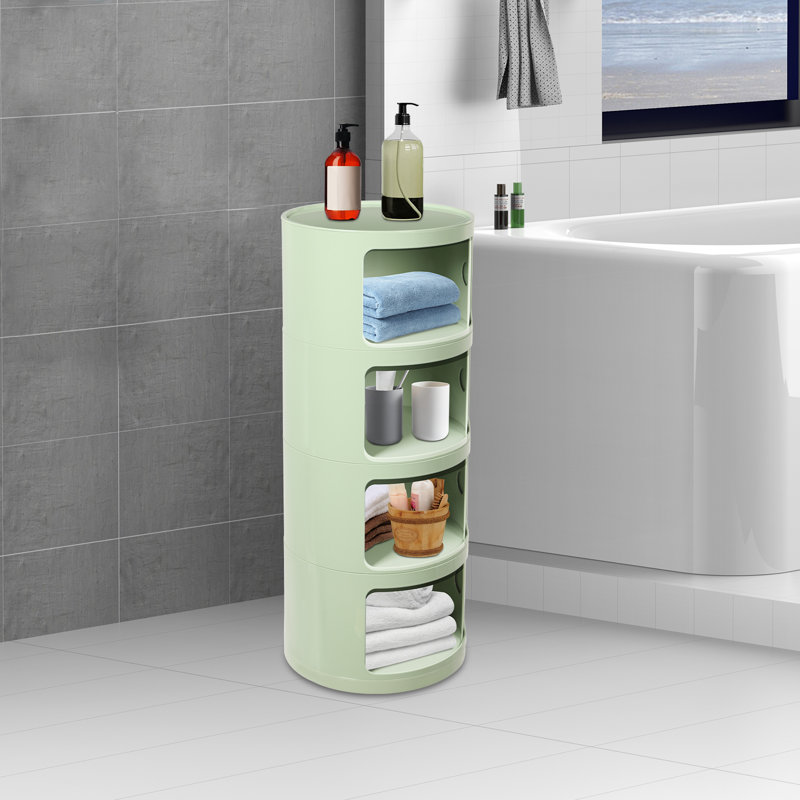 Latitude Run® 4-Tier Round Cabinet Drawer Organizer With Storage | Wayfair