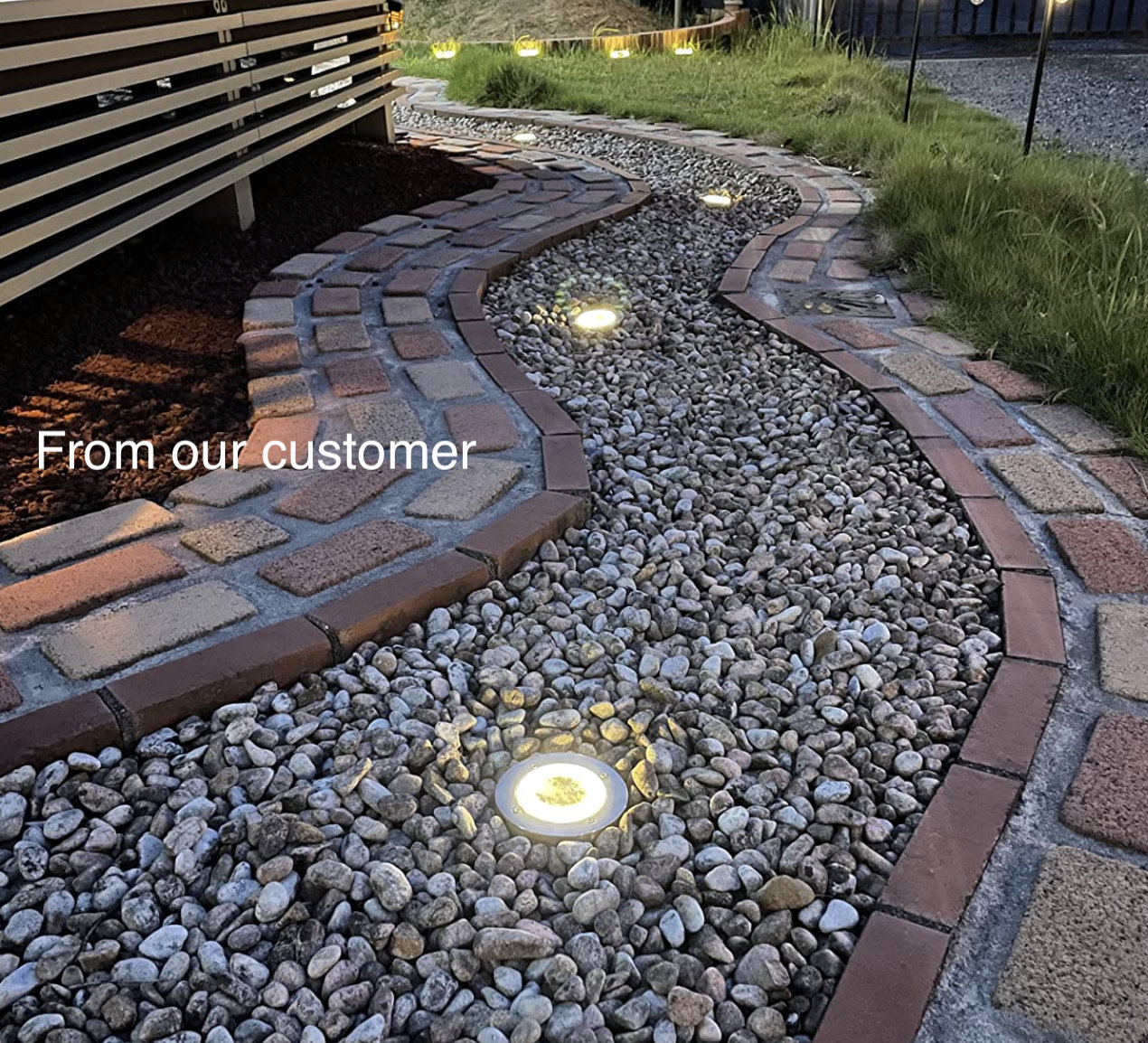 ANSAUCT Low Voltage Solar Powered Integrated LED Pathway Light Pack ...