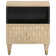 17 Stories Petray Manufactured Wood + Solid Wood Bedside Table ...