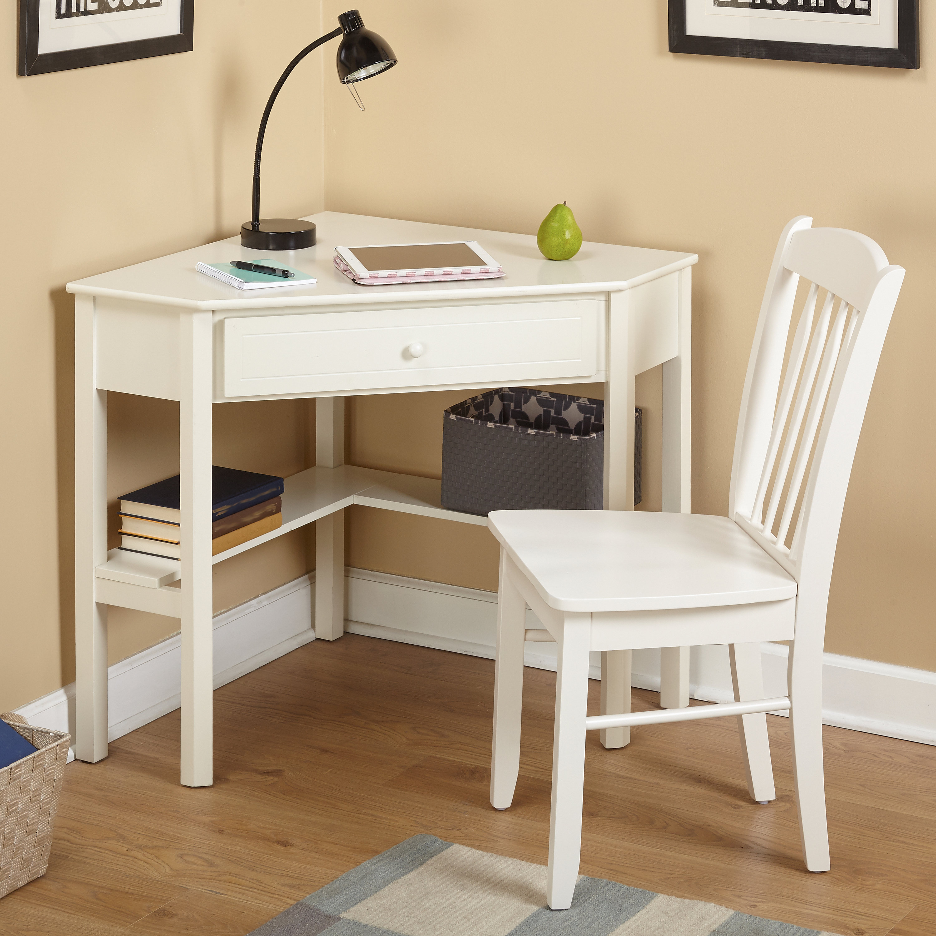 Red Barrel Studio Guthbrand Corner Desk and Chair Set & Reviews ...