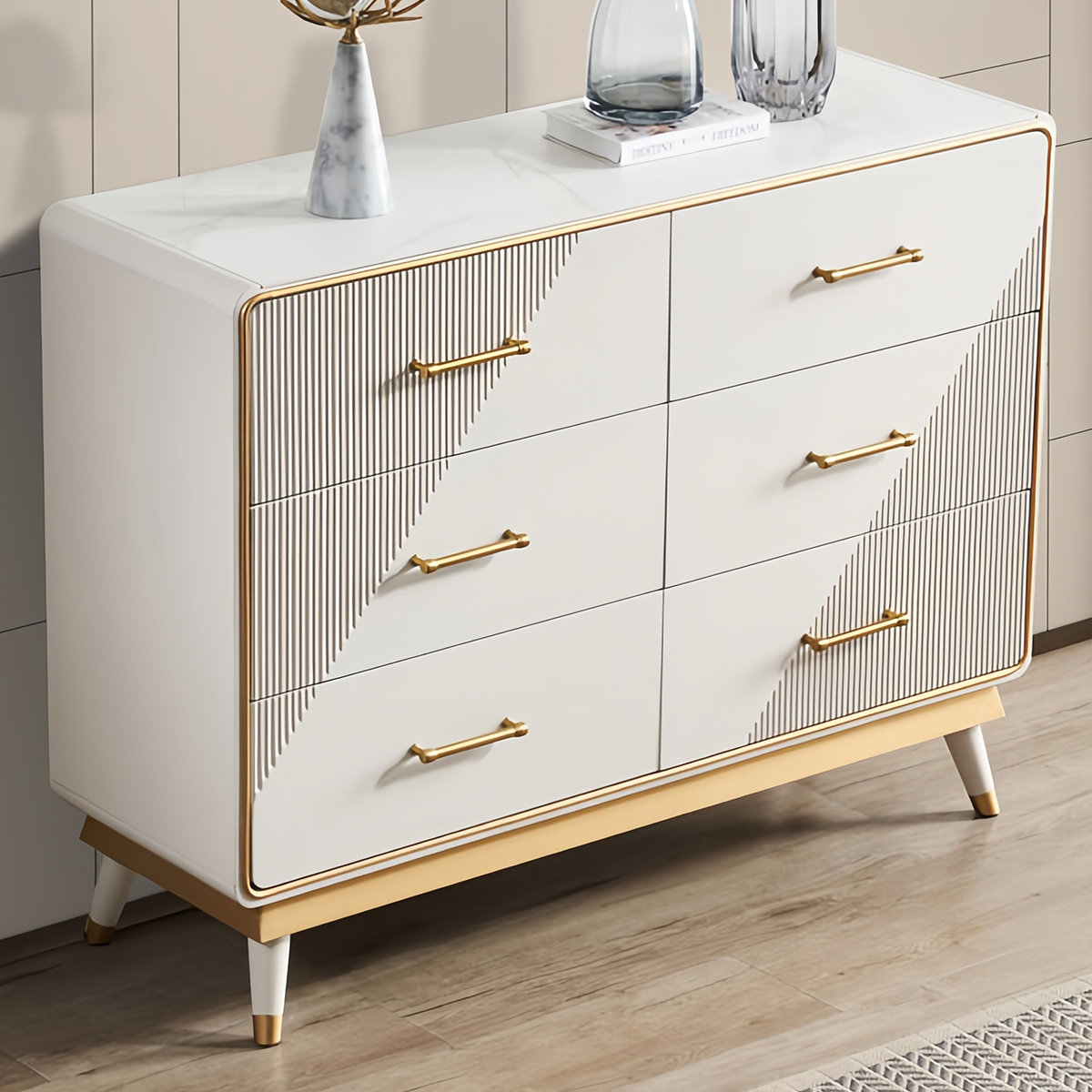 Licalilo Large Capacity Luxury Rock Board Storage Cabinet - Wayfair Canada