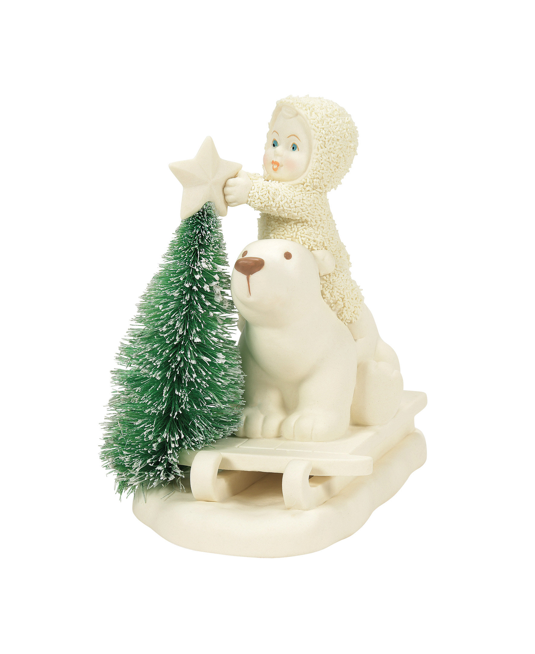 Snowbabies Woodland Wonder Classic Polar Bear Lift Figurine 4.76in ...