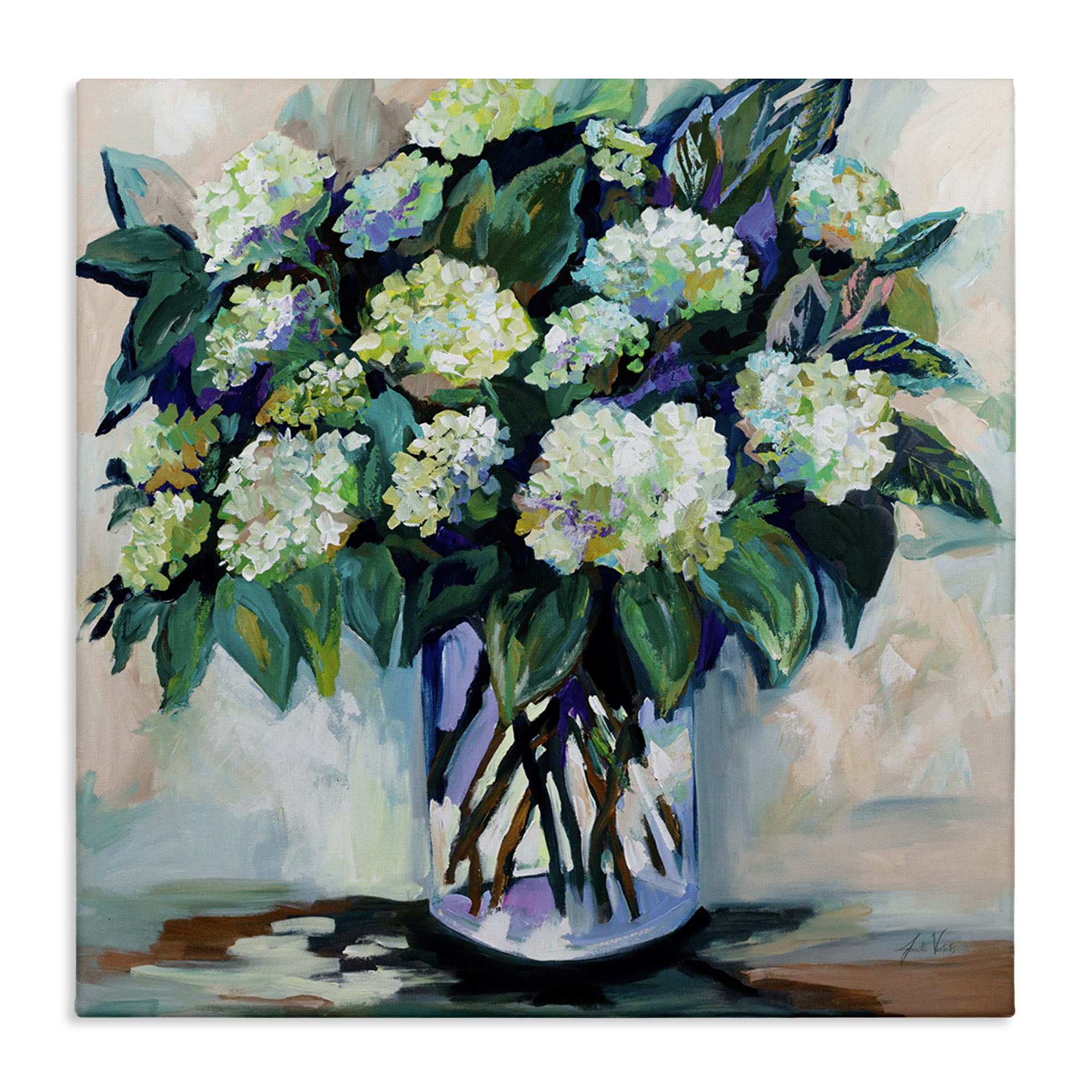 August Grove Full Jaimes Bouquet Canvas Wall Art by Jeanette Vertentes ...