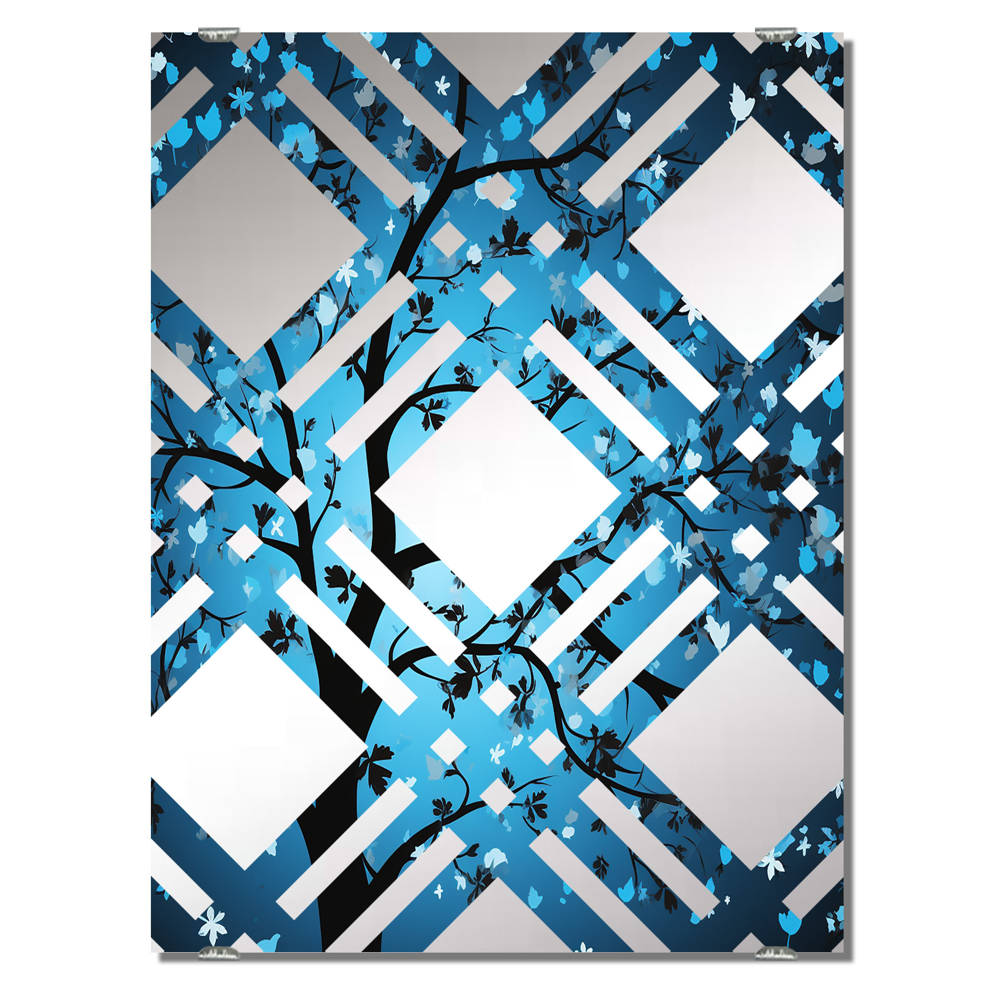 East Urban Home Nikka - Tree Mirror Wall Decor | Wayfair