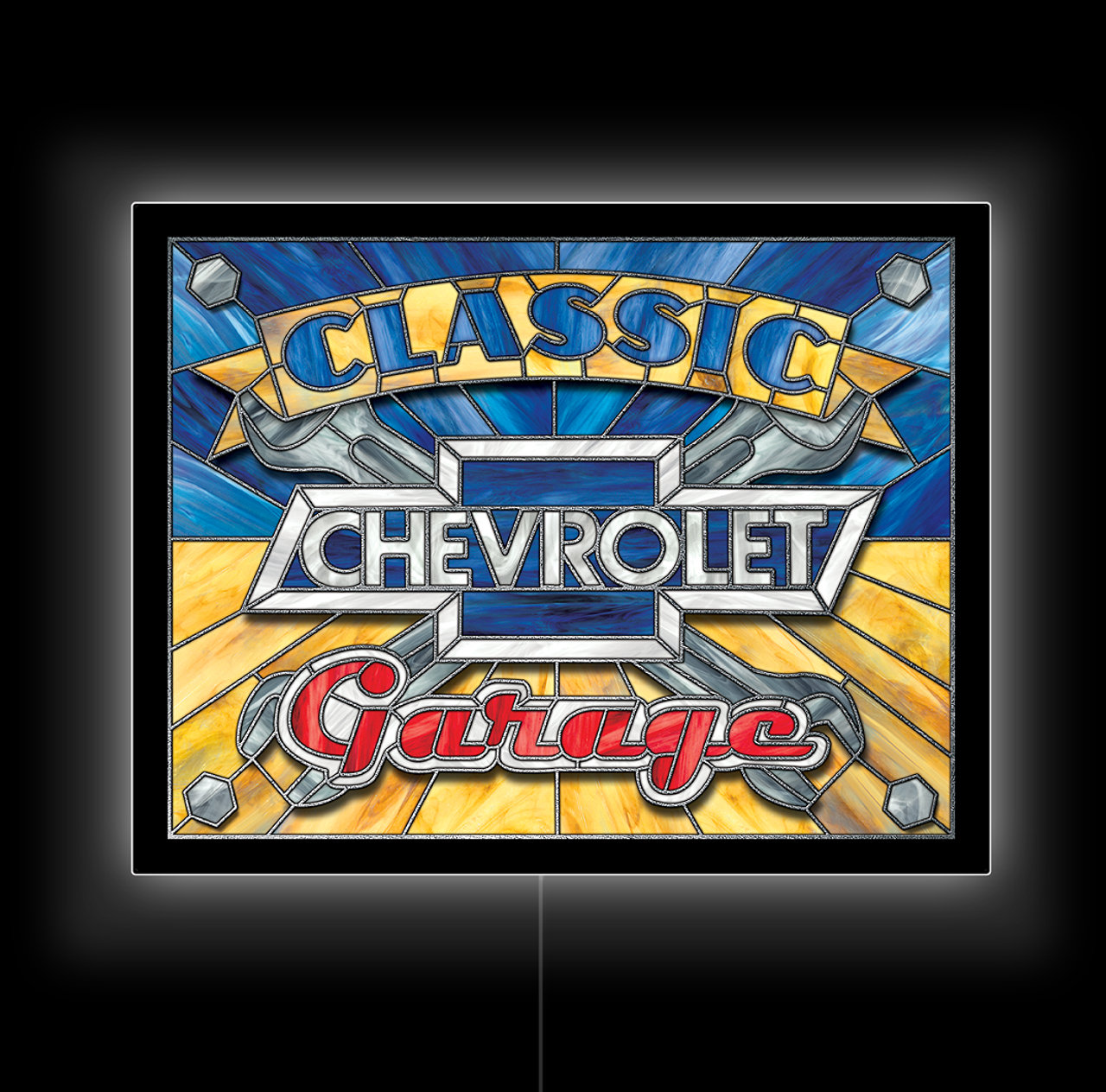 17 Stories LED CHEVY CLASSIC GARAGE Signs | Wayfair