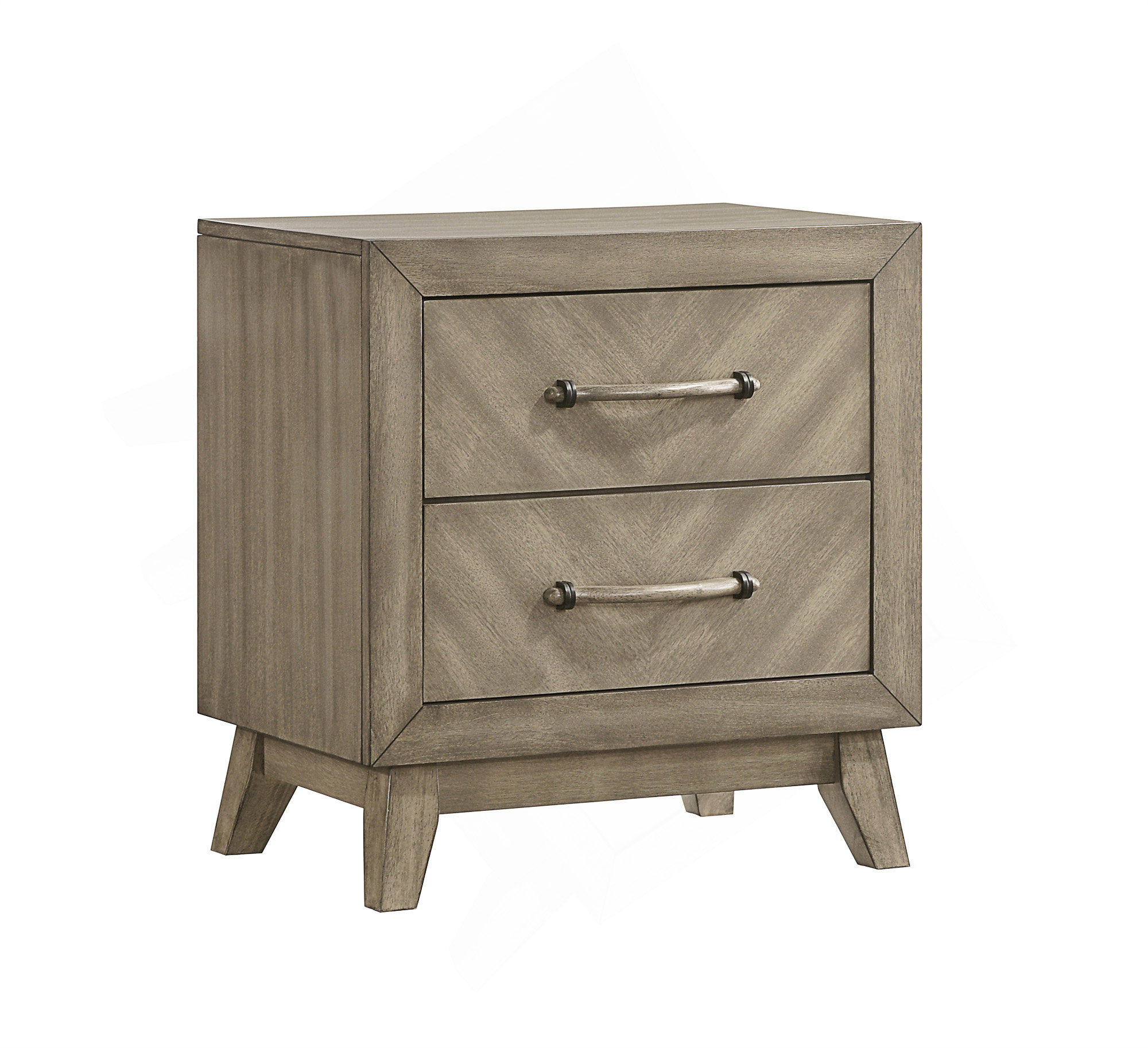 Latitude Run® Arena Contemporary 2-Drawer Nightstand | Wayfair