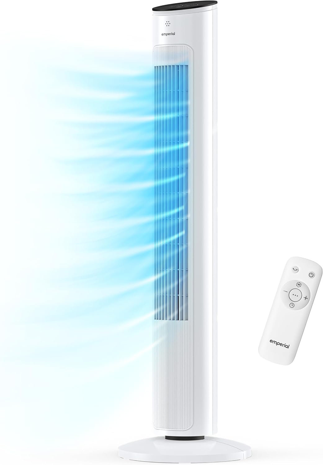 Emperial 40" Tower Fan with Remote Control - Oscillating Bladeless ...