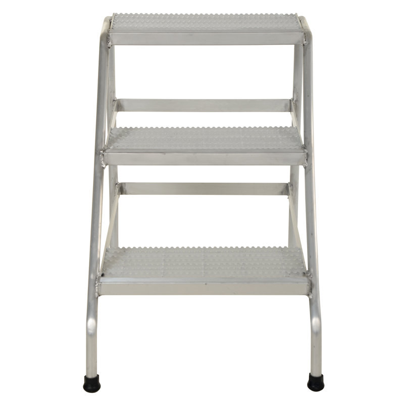 WFX Utility™ Ashdown 3 - Step Aluminum Step Stool | Wayfair