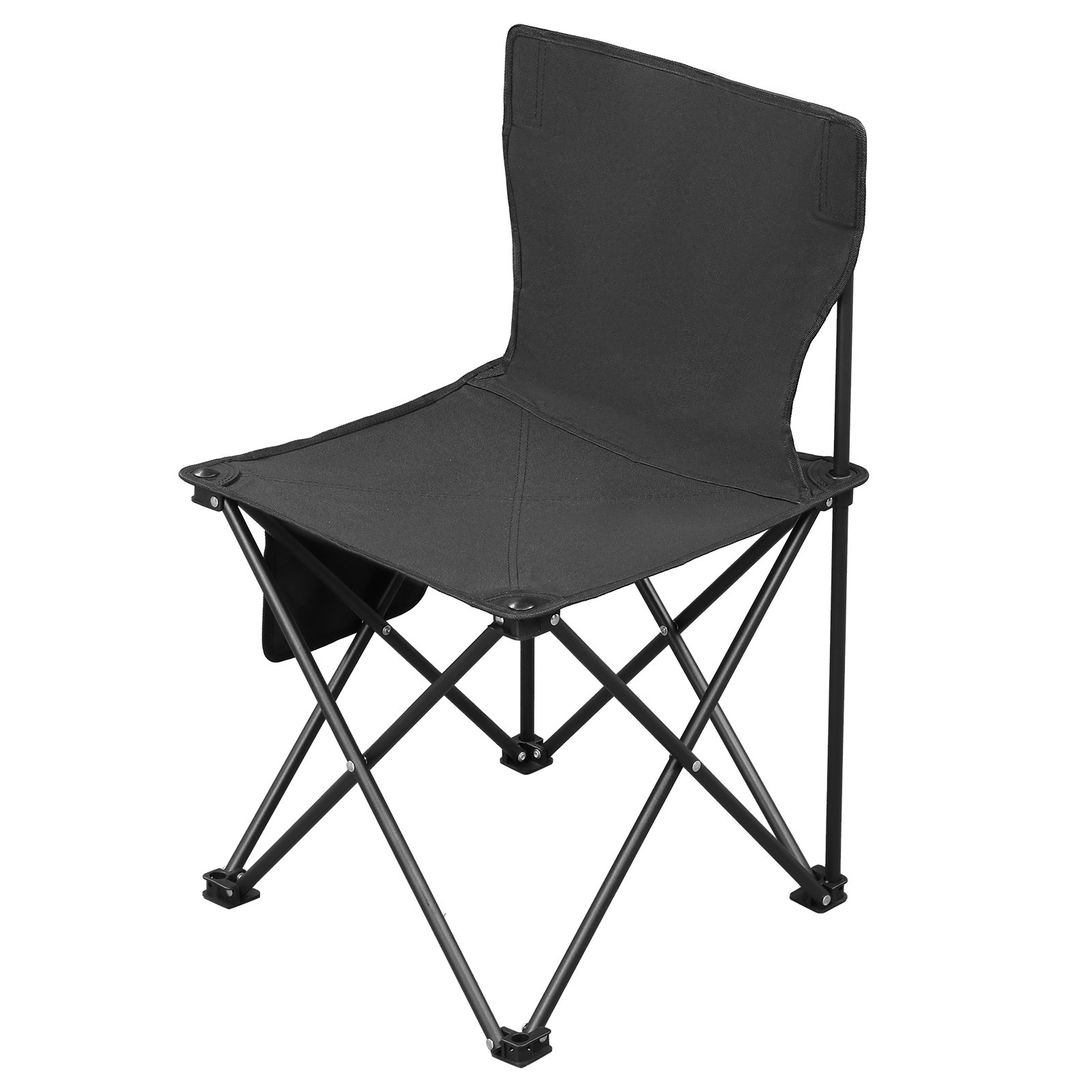 Arlmont & Co. 4 Pack Steel Portable Camping Chairs With Carrying Bags ...