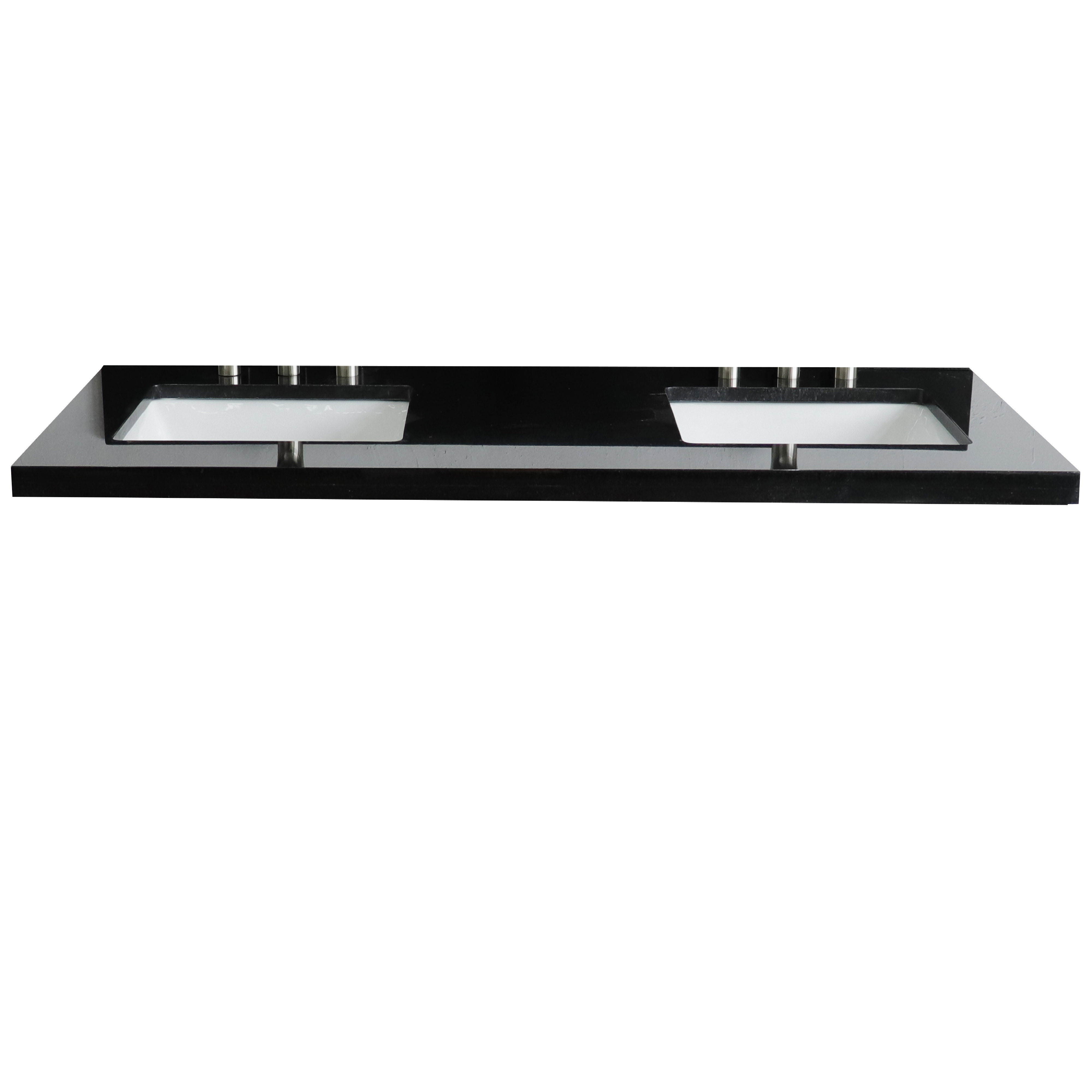 Bellaterra Home 61" Double Bathroom Vanity Top with Sink | Wayfair